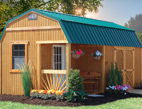 Painted, Treated, and Metal Storage Buildings and Sheds | Pine View Buildings